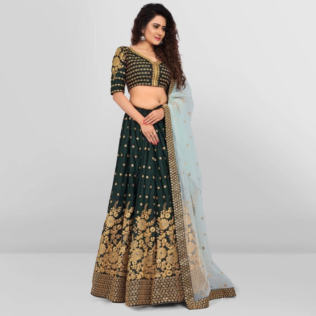 Indian Designer Multi Color lehenga choli for Women Wedding and Party ...
